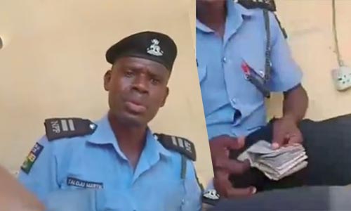 Lockdown: Police arrest inspector filmed collecting N40,000 bribe ...