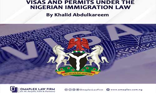 Visas And Permits Under The Nigerian Immigration Law - TheNigeriaLawyer