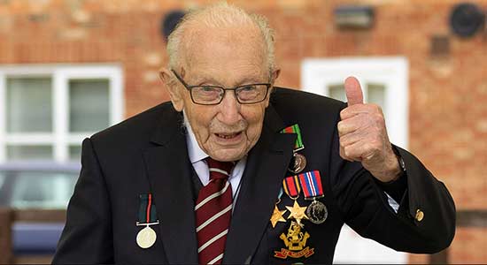 Captain Tom Moore, UK Lockdown Hero Who Raised Over £38m, Dies At 100 ...