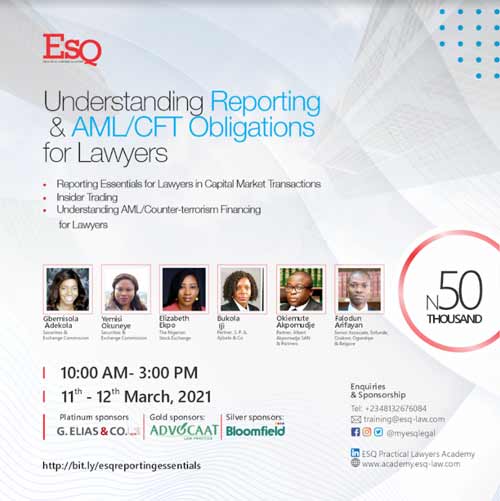ESQ To Hold Special Training On SEC And NSE Reporting Essentials ...