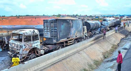 Two Burnt, 13 Vehicles Razed As Tanker Explodes On Lagos-Ibadan ...