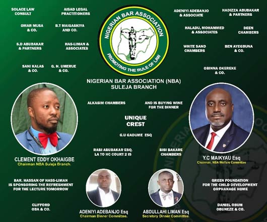 Auta Nyada Felicitates With His Branch, NBA Suleja On its 2021 Annual ...