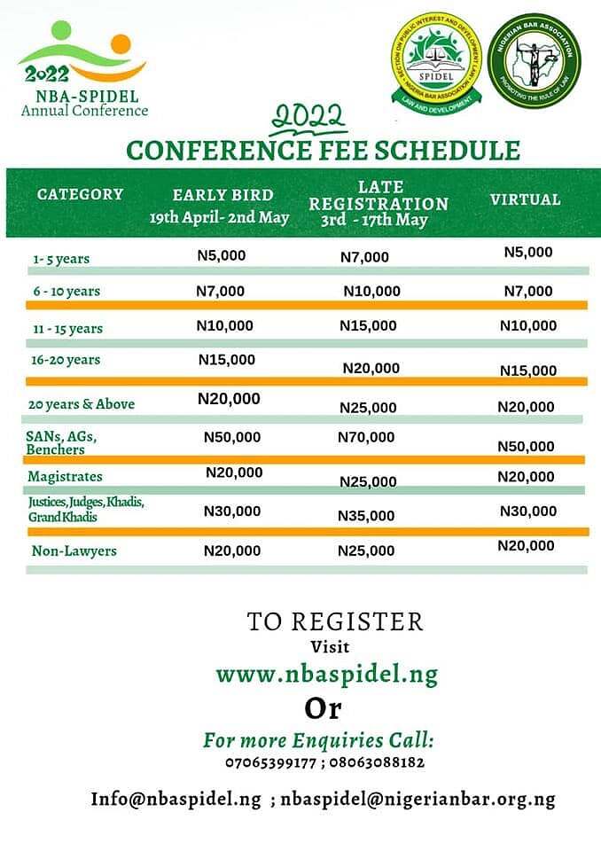 [Register Now] NBA-SPIDEL Registration For Sokoto Confab Starts Today ...