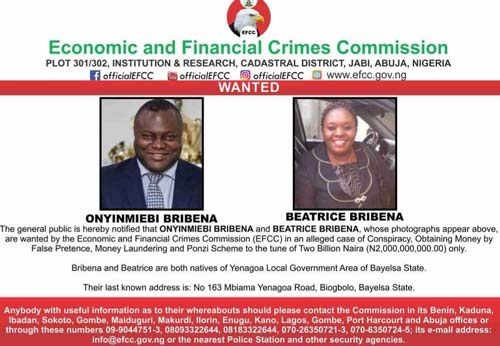 Baraza: EFCC Declares Christ Embassy Pastor Miebi Bribena, Wife Wanted ...