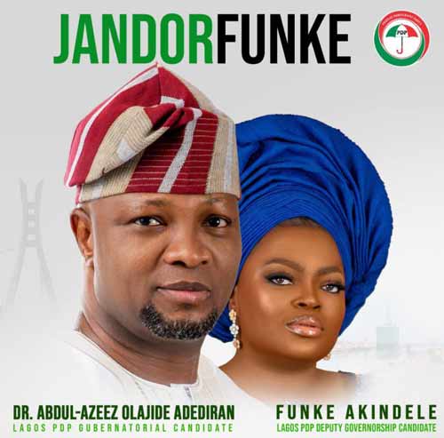 Lagos PDP Gov Candidate Unveils Funke Akindele As Running Mate ...