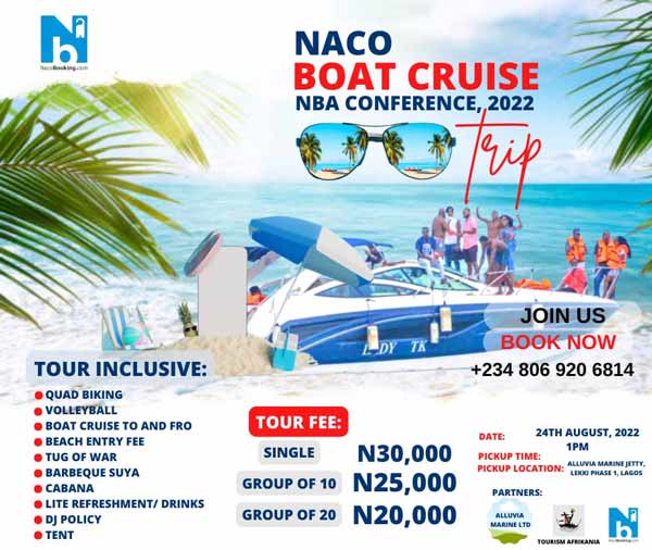 NBA- AGC: NACO Logistics Ltd Unveils Boat Cruise Packages For Lawyers ...