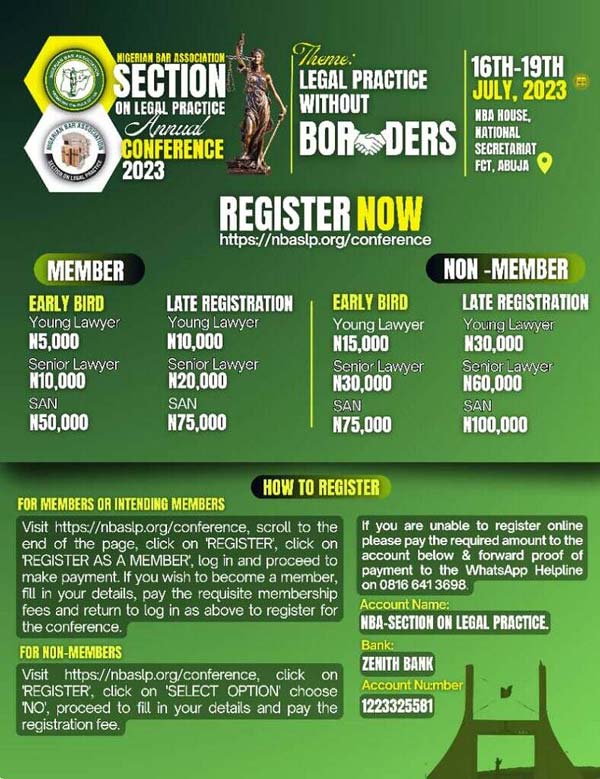 The 2023 NBA-SLP General Conference Will Impact Lawyers On ...