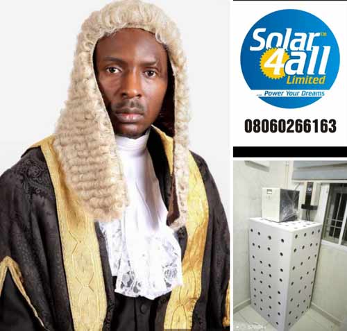 SOLAR FOR ALL: Ishaka Mudi Dikko SAN [Fmr. Chairman NBA Lafia, Chairman ...