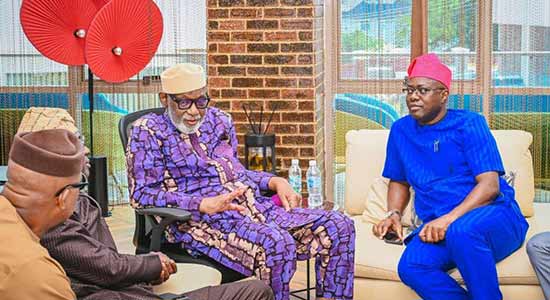 Southwest Governors Visit Akeredolu In Ibadan - TheNigeriaLawyer