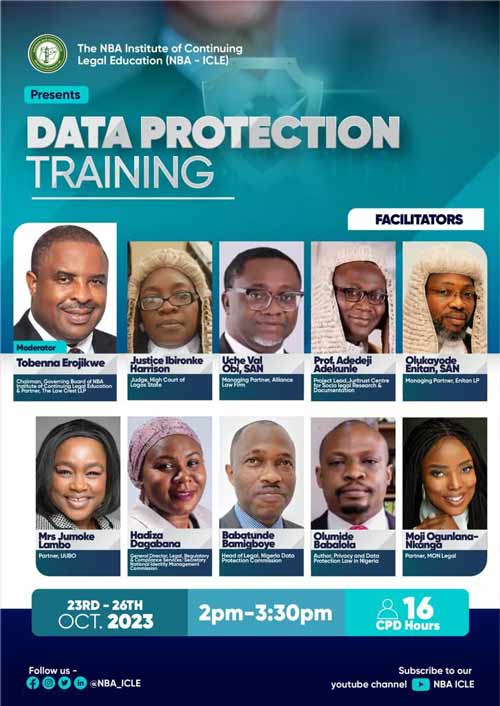NBA-ICLE Data Protection Training Commences Today As The Institute ...