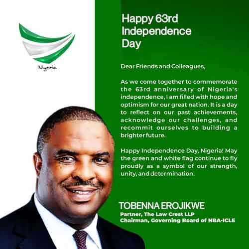 Tobenna Erojikwe Inspires Hope, Calls For Unity, And Stresses Rule Of ...