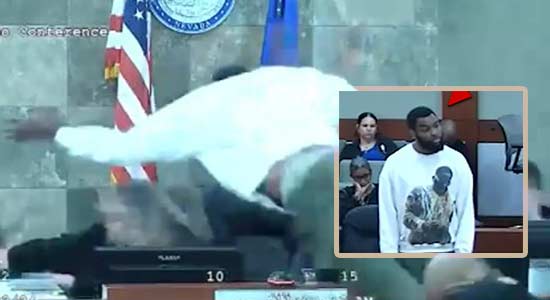 Las Vegas Judge Attacked By Defendant As He's About To Be Sentenced To Prison For Battery ...