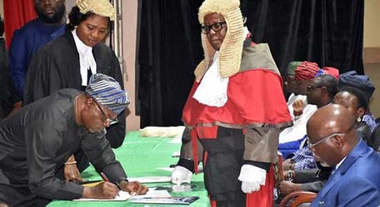 Ondo Deputy Governor Sworn In As Ayedatiwa Justifies Cabinet ...