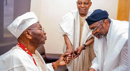 Tinubu Confers GCON On Awujale Adetona At His 90th Birthday Fete ...