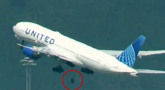 United Airlines Boeing Jet Loses Wheel Immediately After Takeoff In US ...