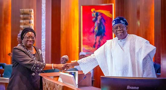 Justice Kudirat Kekere-Ekun Takes Oath As Nigeria's 23rd Chief Justice ...