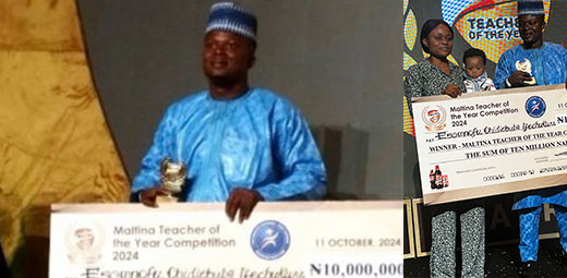 Esomnofu Chidiebube Ifechukwu Crowned Maltina Teacher Of The Year 2023 ...