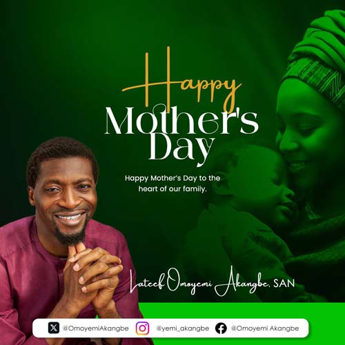 Lateef Akangbe, SAN, Hails Mothers As Custodians Of Courage, Justice In ...